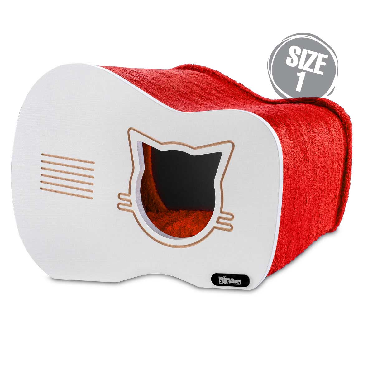 لانه چوبی طرح گیتار – ninapet – نیناپت