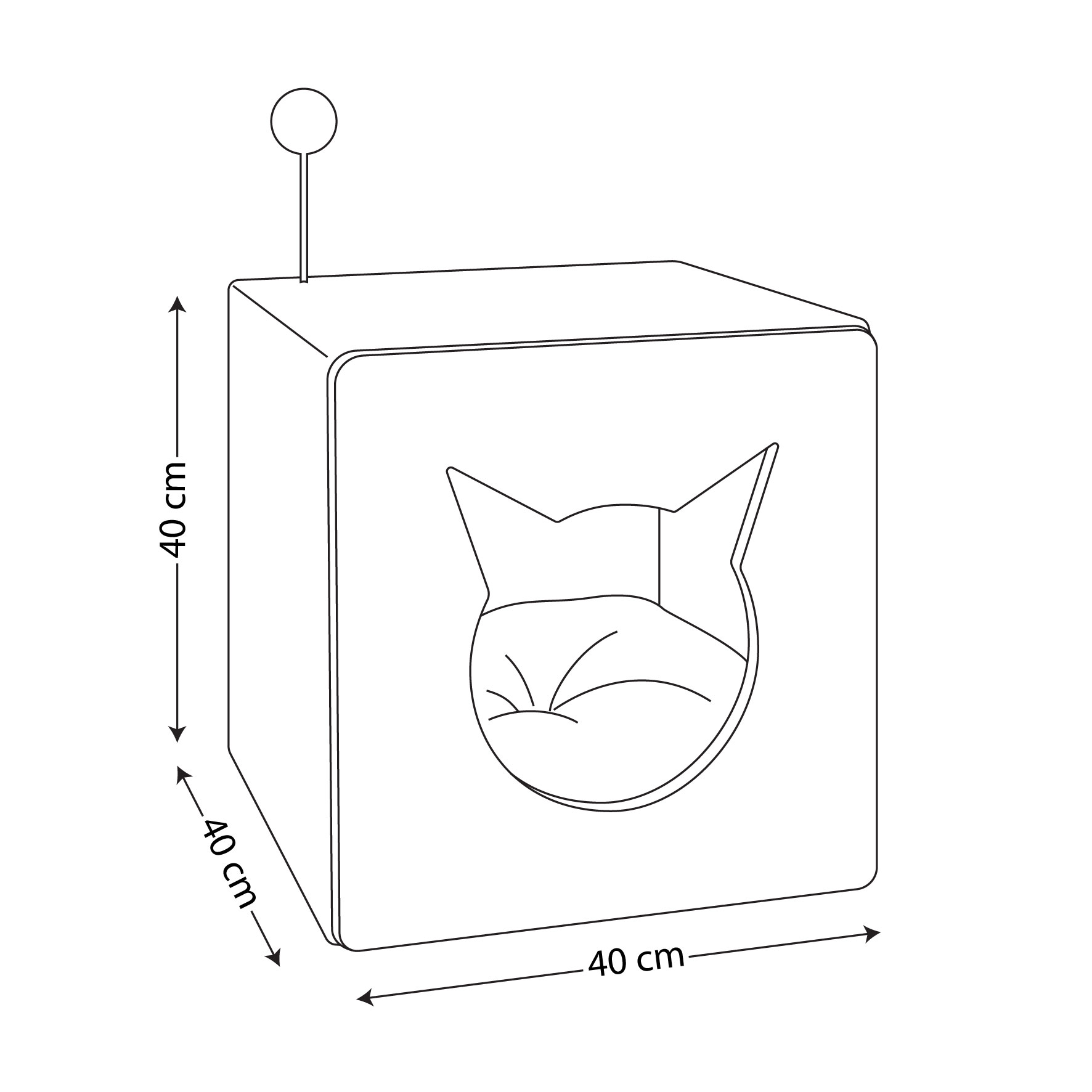 لانه چوبی گربه – ninapet – نیناپت
